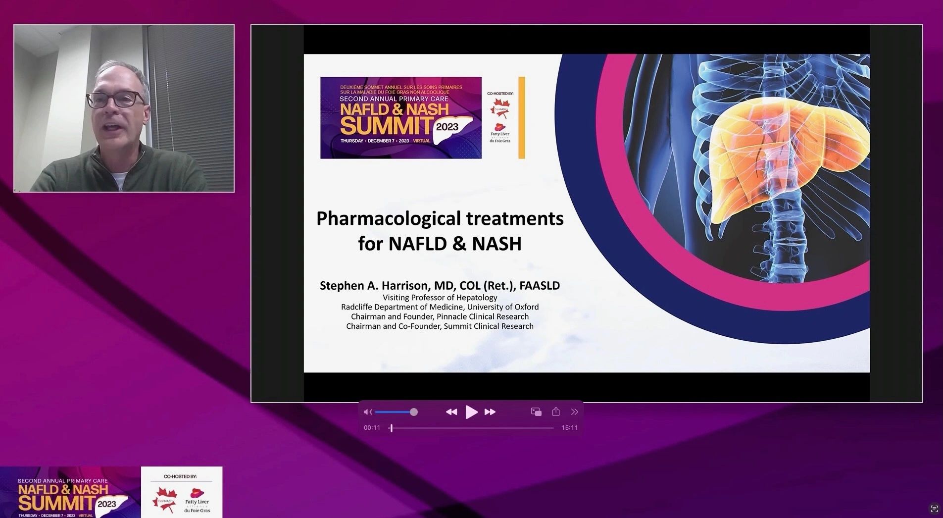 2nd Annual Primary Care NAFLD & NASH Summit: Dr. Stephen Harrison