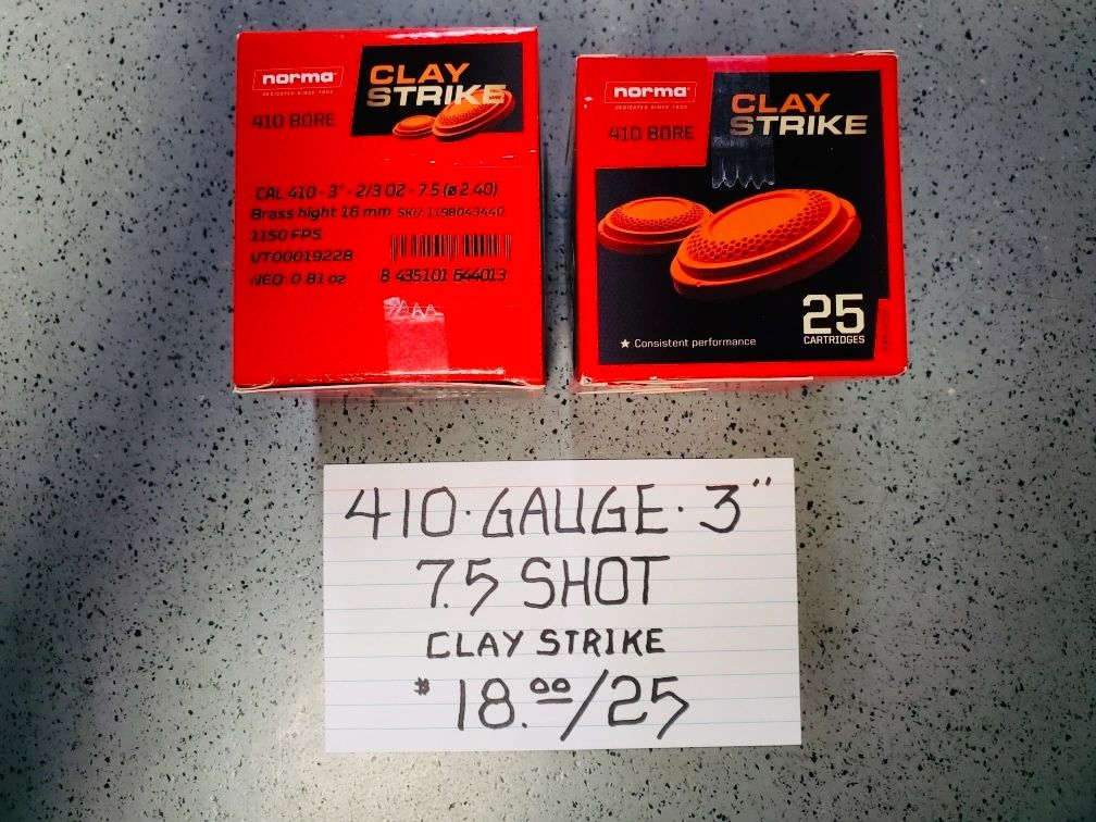 Norma Clay Strike .410