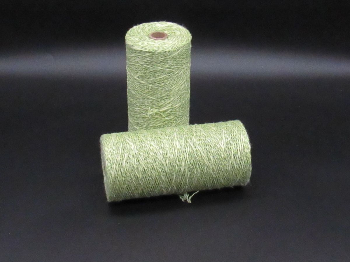 "Avocado/Lime, White", Cot,Poly,Spandex, 6.4/2, 3000 YPP, 8oz