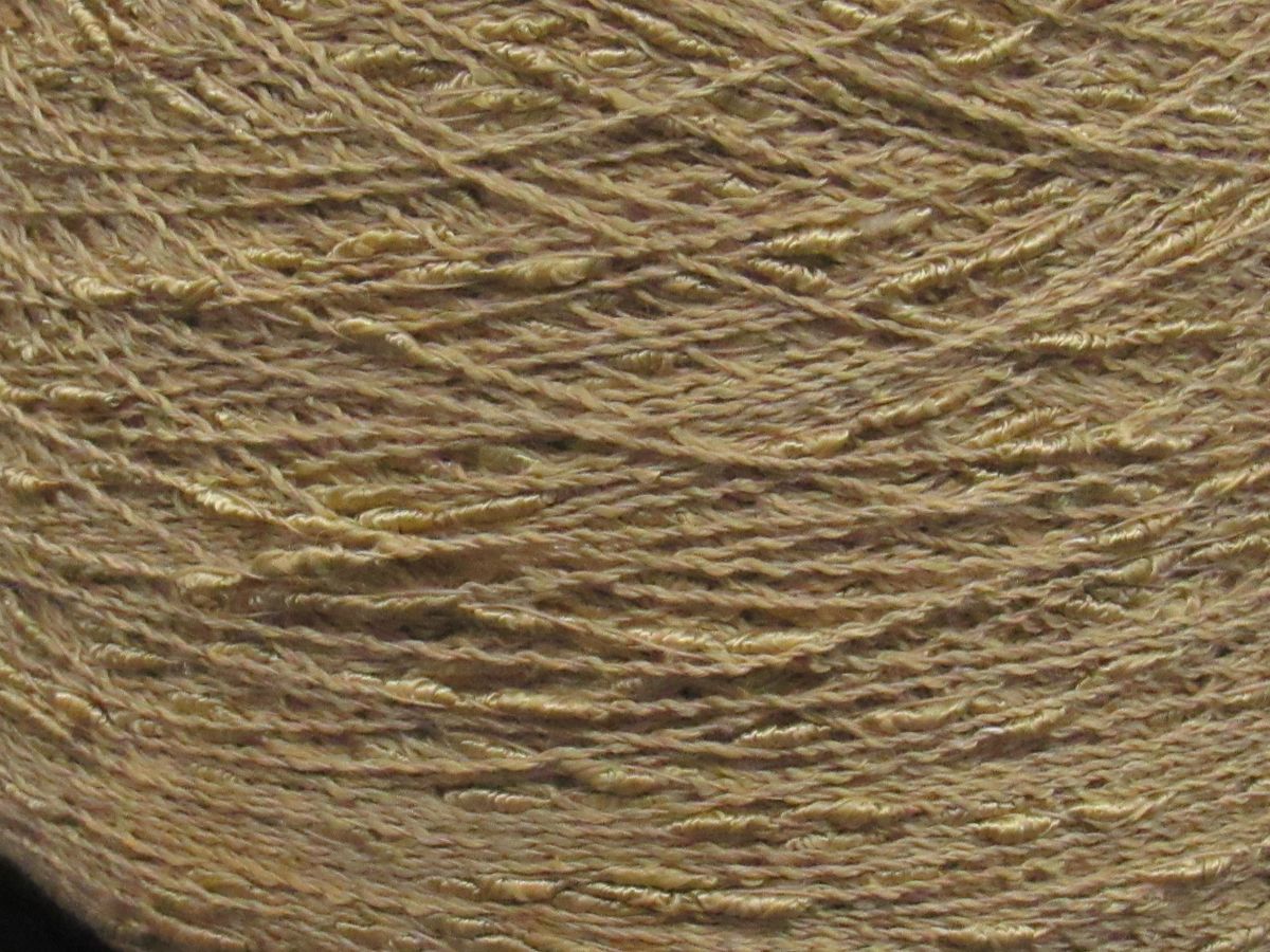 Golden Beige, 100% Rayon, Novelty Boucle, Slub/Seed, 1400 YPP, 2.9 ...