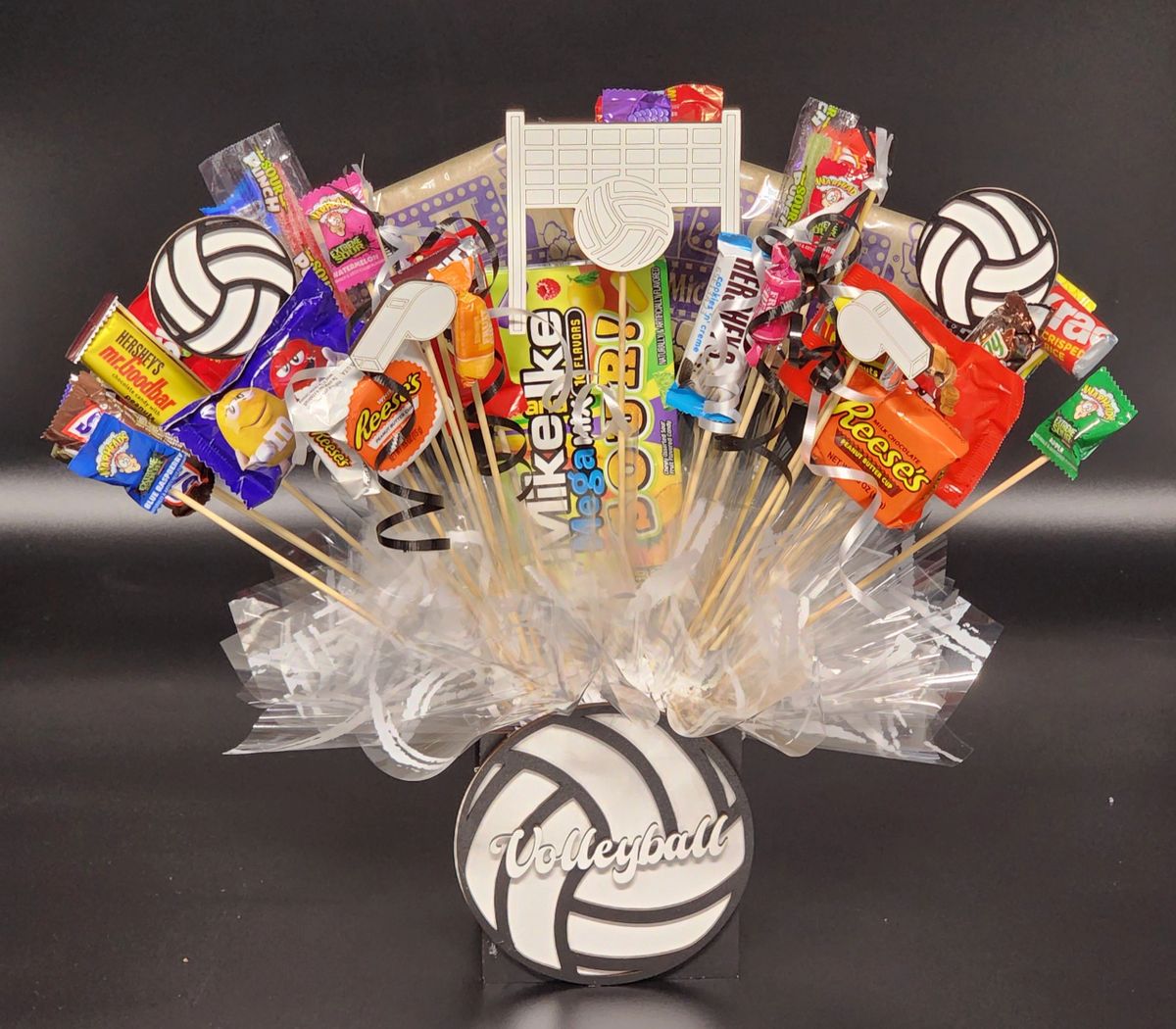 Volleyball Candy Bouquet 32 Kids Ideas | Candy Bouquet Diy, Pool
