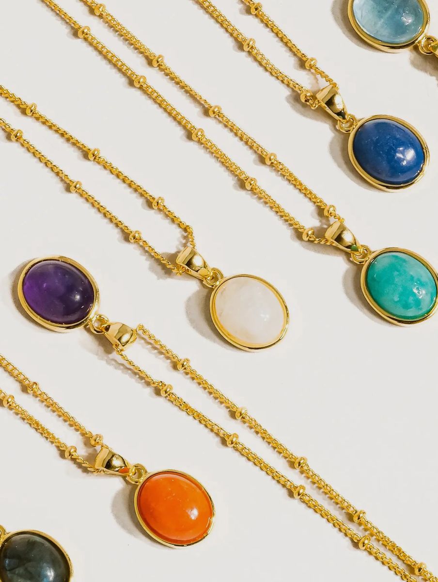 Caillou Natural Stone Necklace