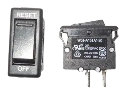 Atwood / HydroFlame Furnace Circuit Breaker 20 Amp / Switch 34015