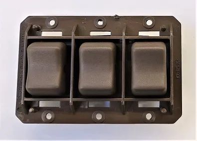 12 VDC Brown RV Slide Out Rocker Switch Panel Repair Assembly AH-ASY-3 ...