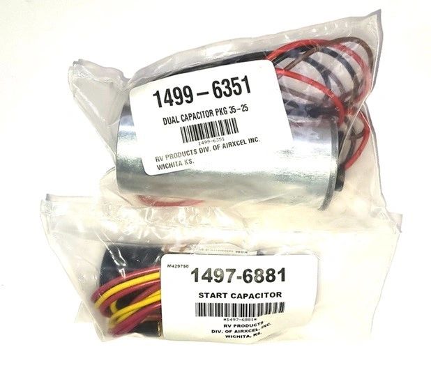 Coleman Air Conditioner Model 47258B879 Capacitor Kit