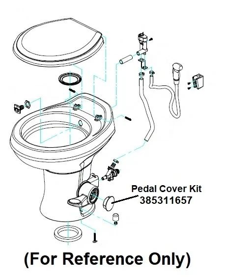 SeaLand Bone Pedal Cover Kit 385311657