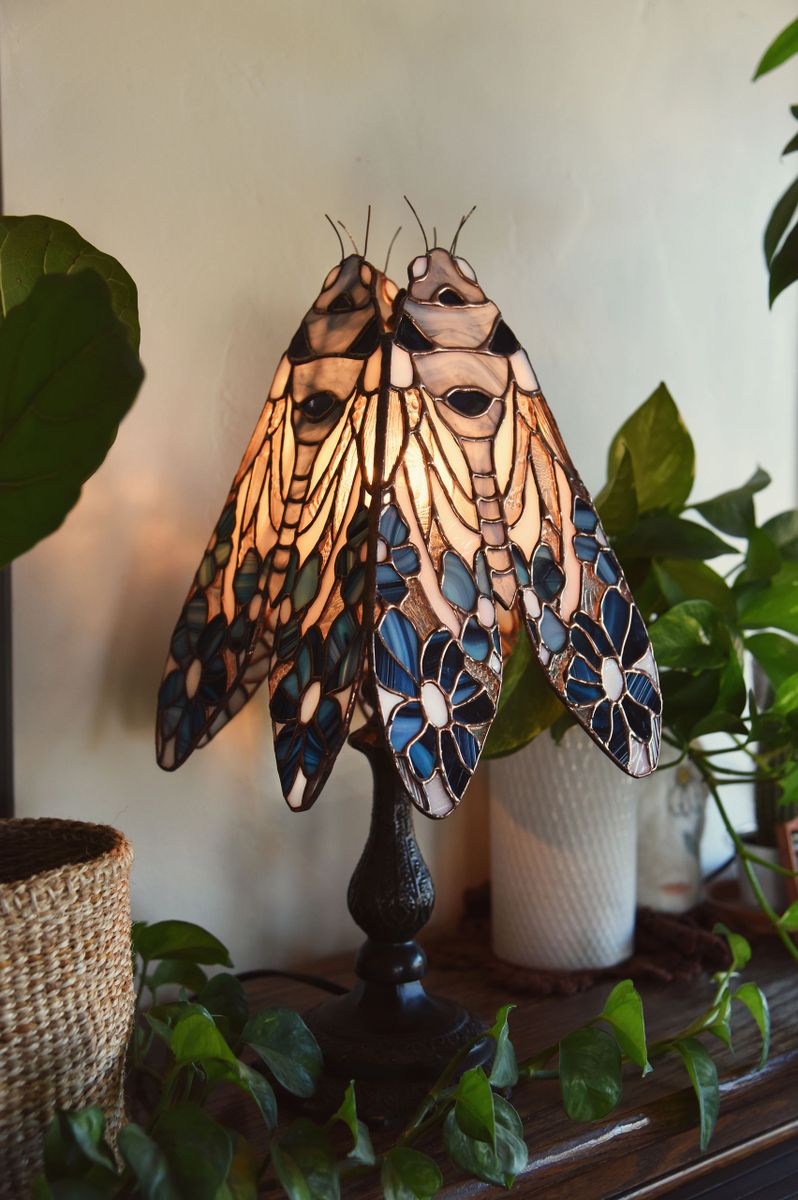 Georgia Blue Insect Lamp