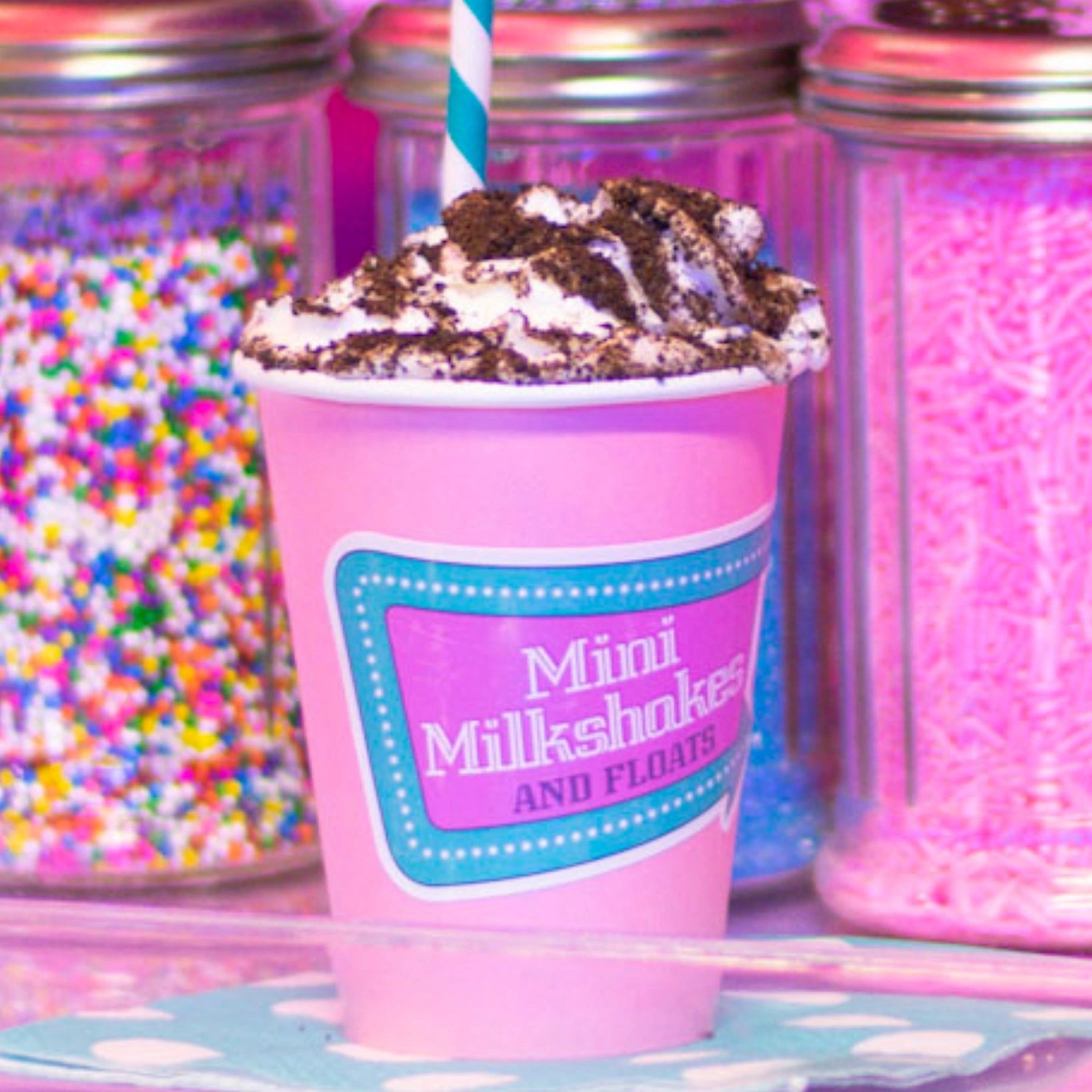 Mini Milkshakes and Floats - Milkshakes, Catering