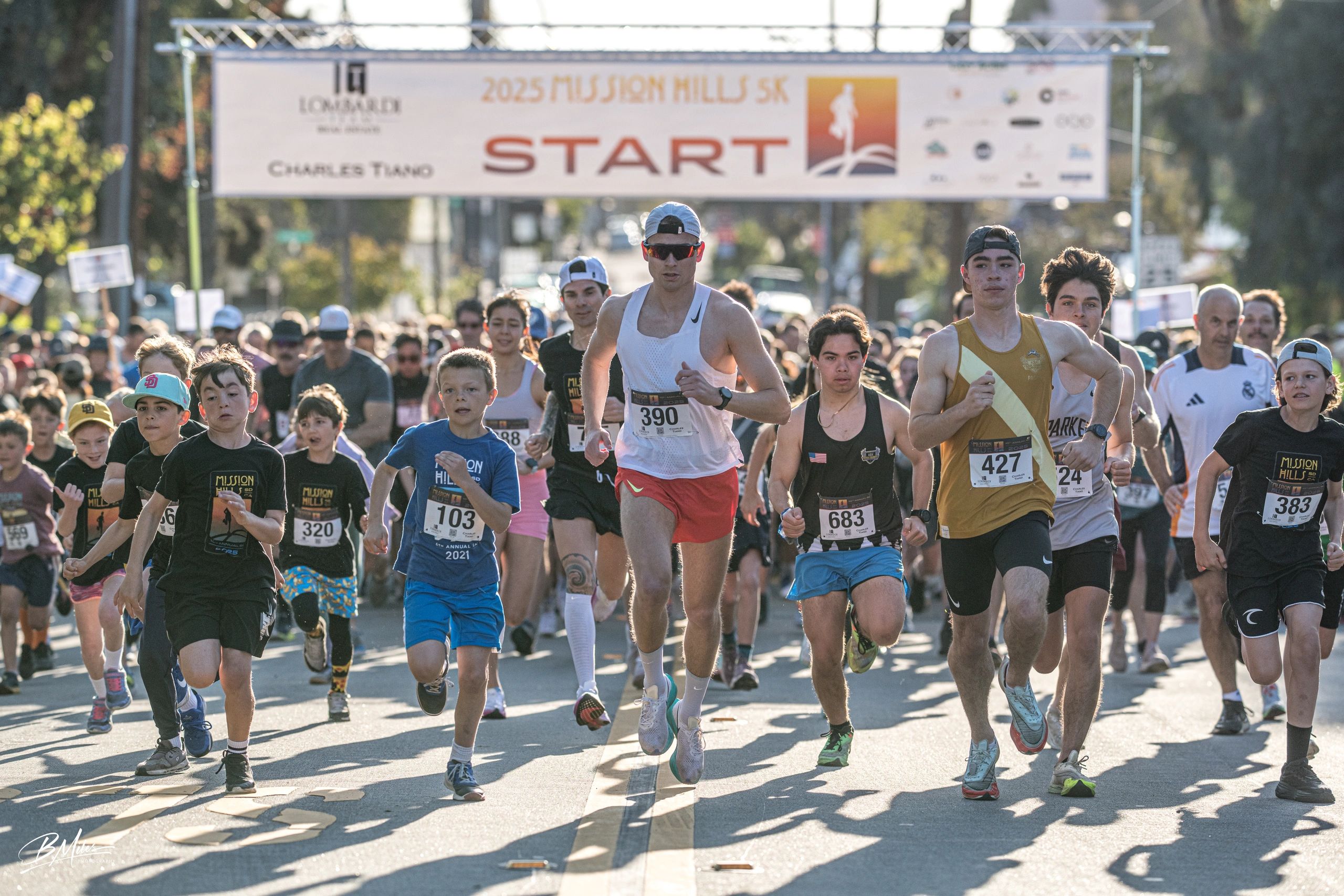 5k Race, Fun Run - Mission Hills 5k - San Diego, California