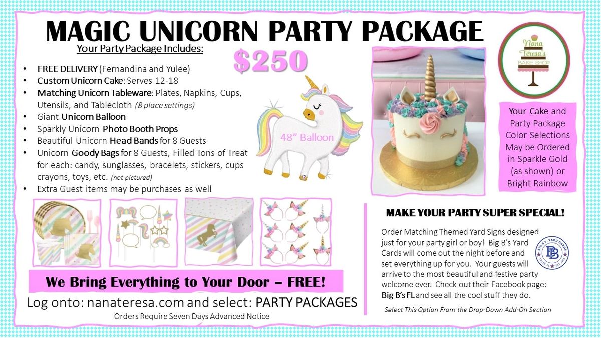 THEMED PARTY PACKAGES