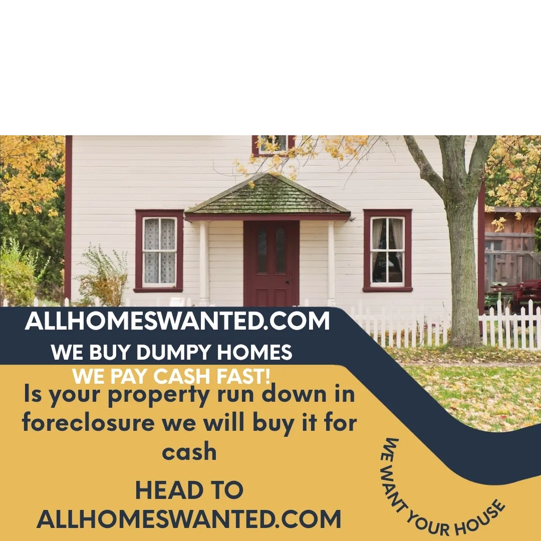 All homes wanted cash paid - Cash for Real Estate - Warren, Michigan