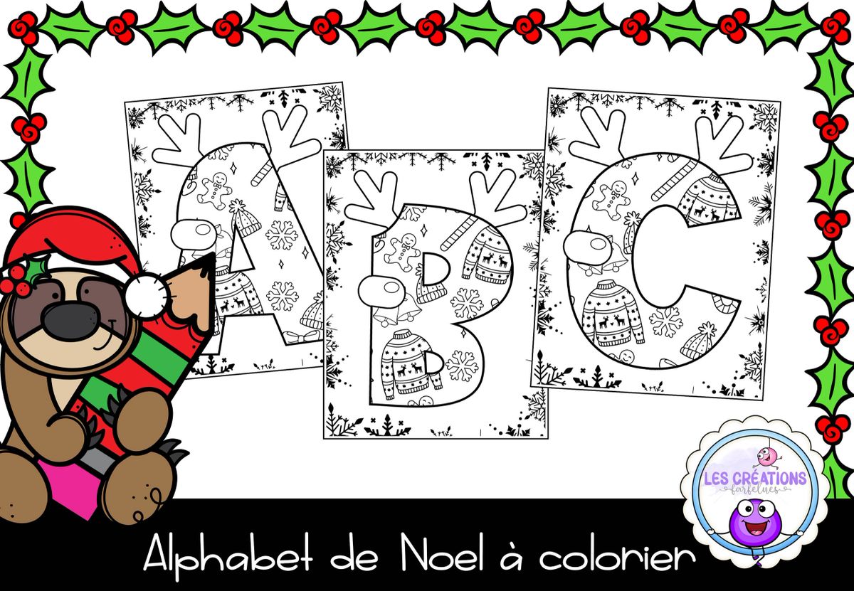 alphabet de Noel