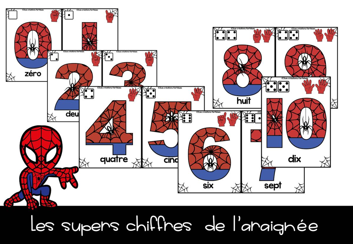 Les supers chiffres de araignee