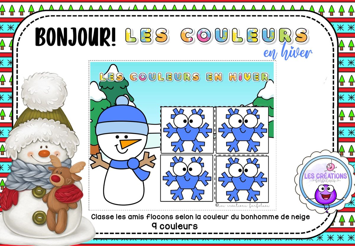 Les couleurs en hiver