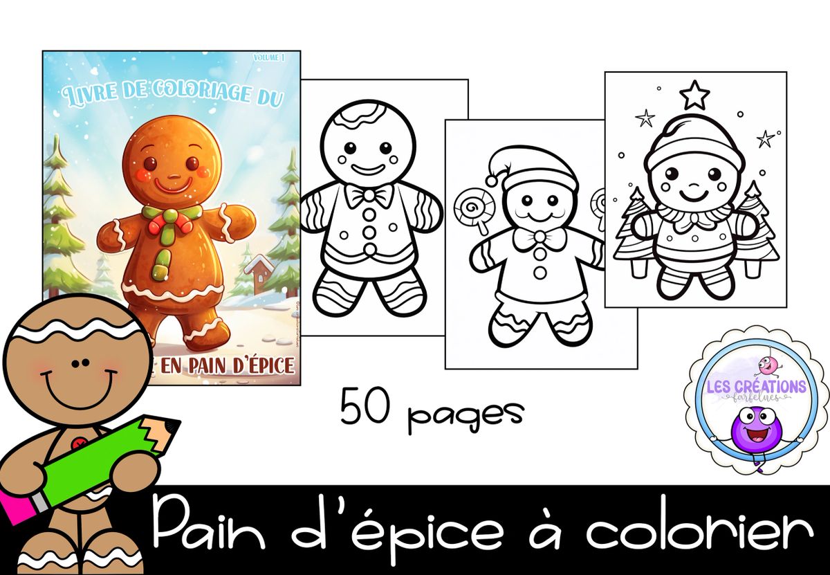 Pain epices a colorier