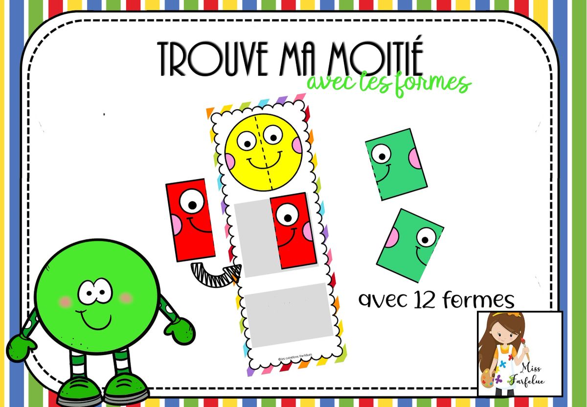 Trouve ma moitié - les formes