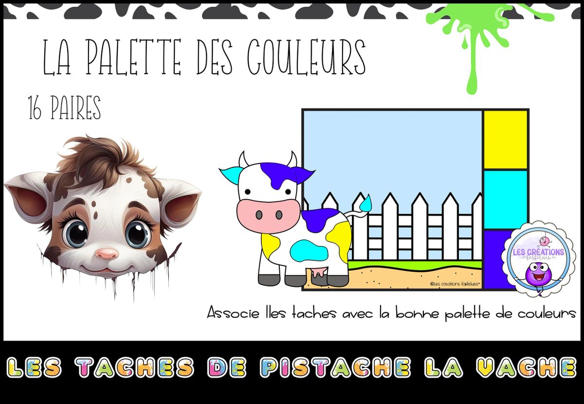Les taches de Pistache la vache