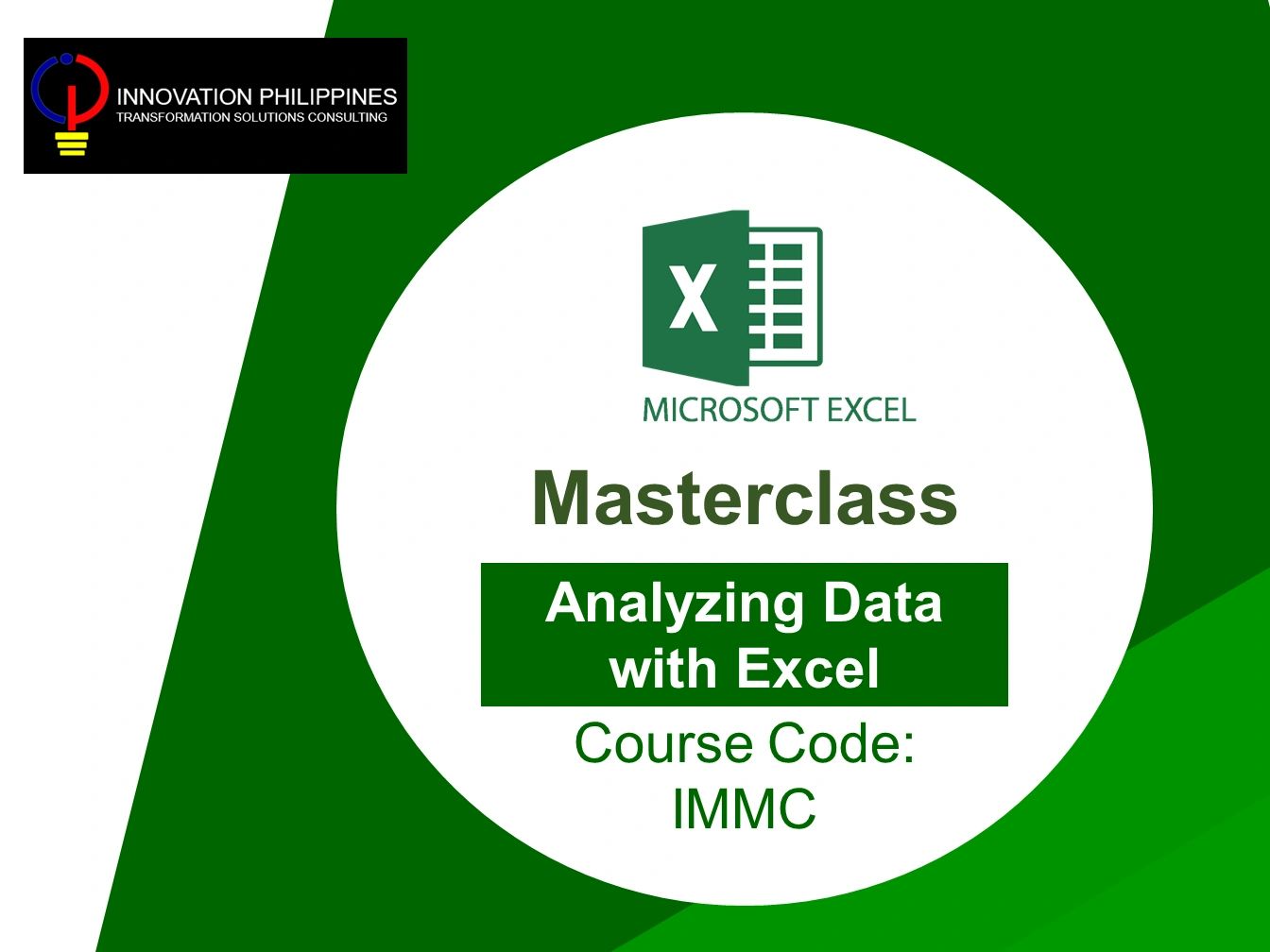 Masterclass - Analyzing Data with Excel