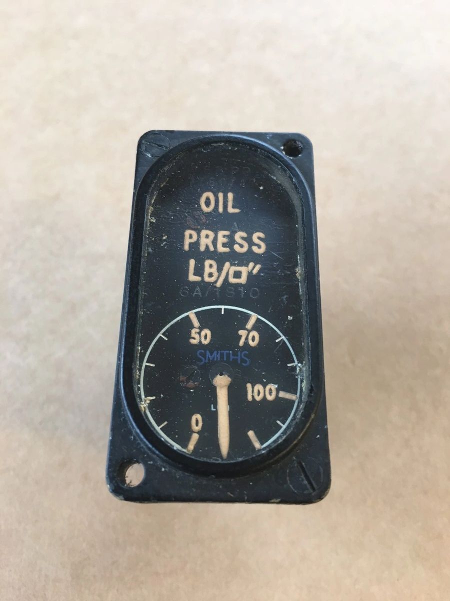 Smiths Desynn Type Oil Pressure Gauge 6A/1810 1947