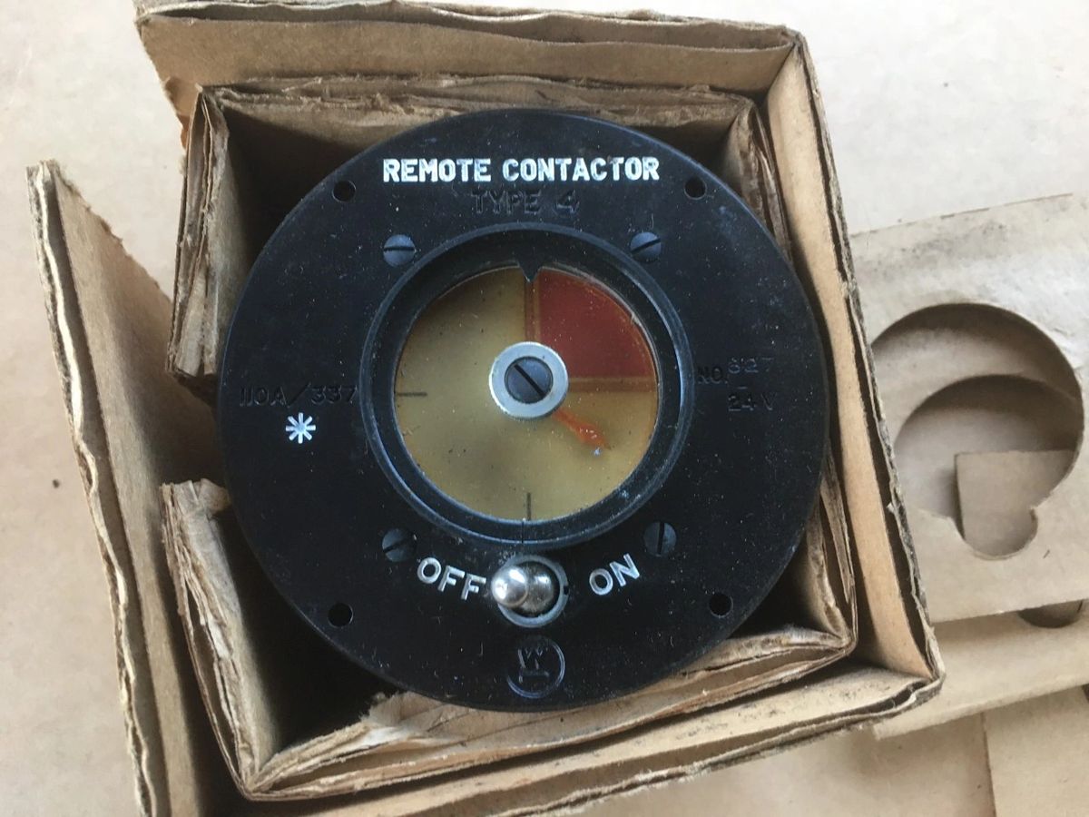 WWII Remote Contactor unit 10A/10995. Spitfire, Hurricane, Typhoon. NOS