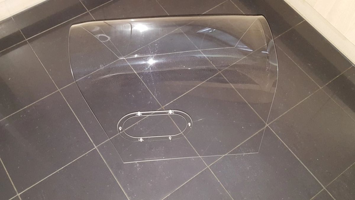 Spitfire Perspex canopy. New made MKII, MKV canopy with knockout panel