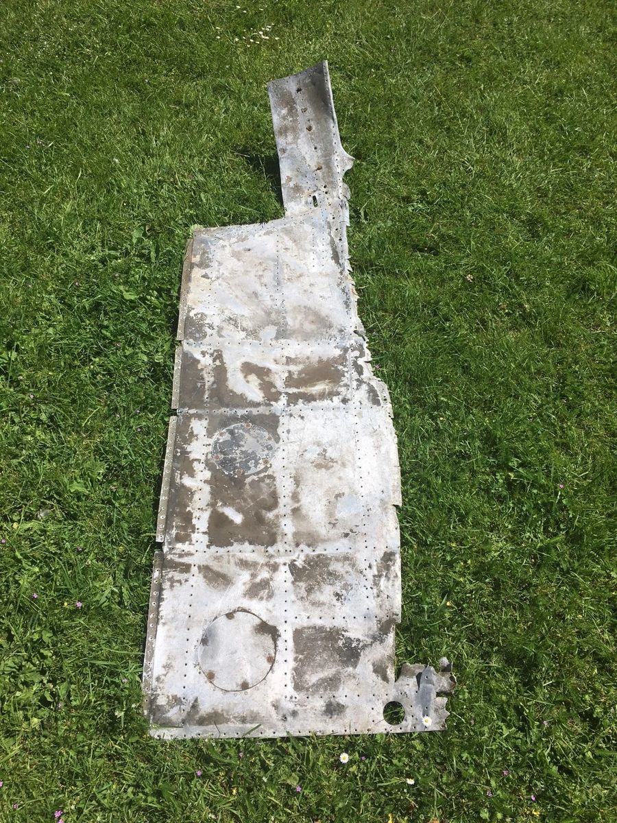 WWII Spitfire Airframe Part. Lower wing skin