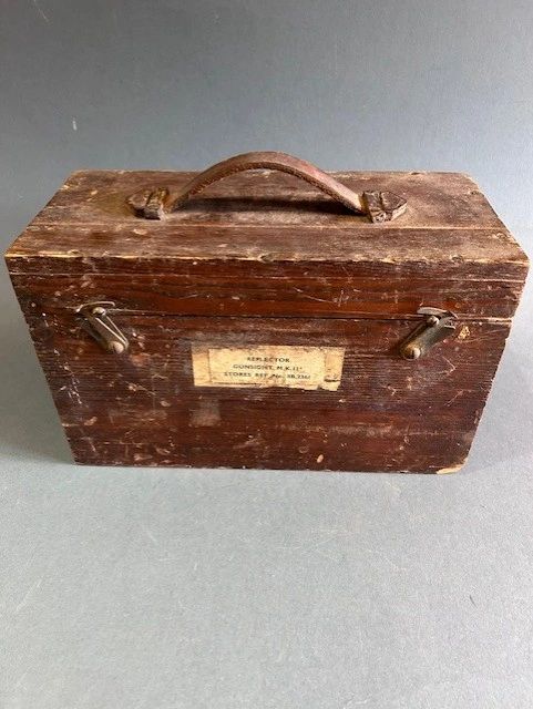 WWII Spitfire Hurricane MKII Reflector gunsight Boxed and dated 1939