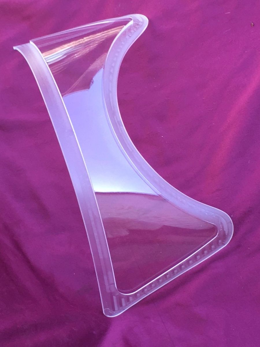 Spitfire new made Perspex eyebrow suitable for flight use. Canopy assembly