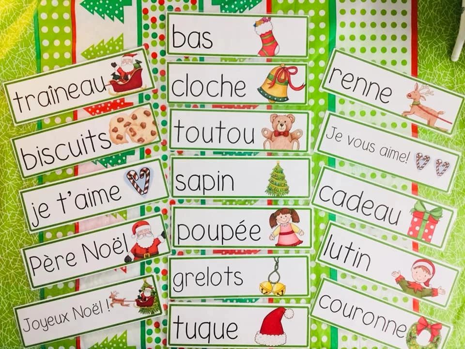 Mots thématique Noël