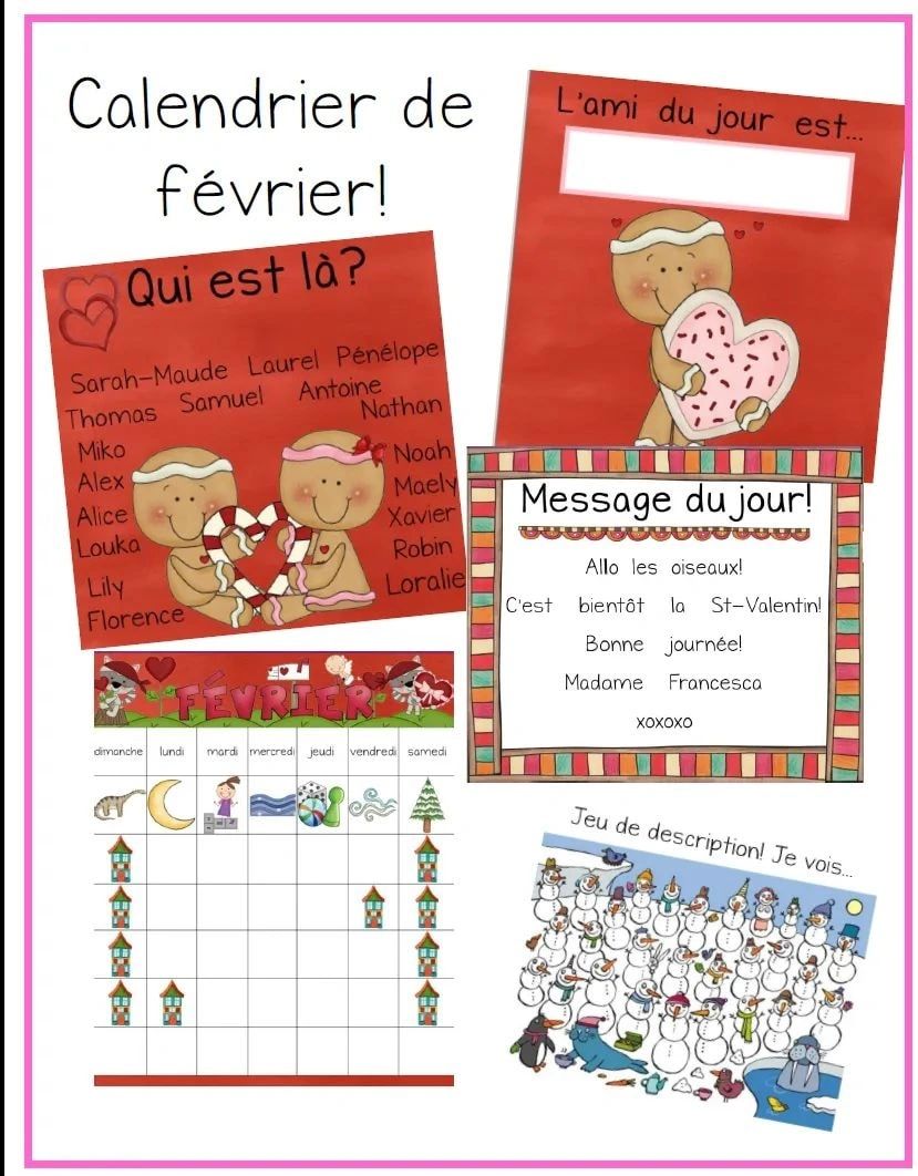 Routine du matin février SMART Notebook