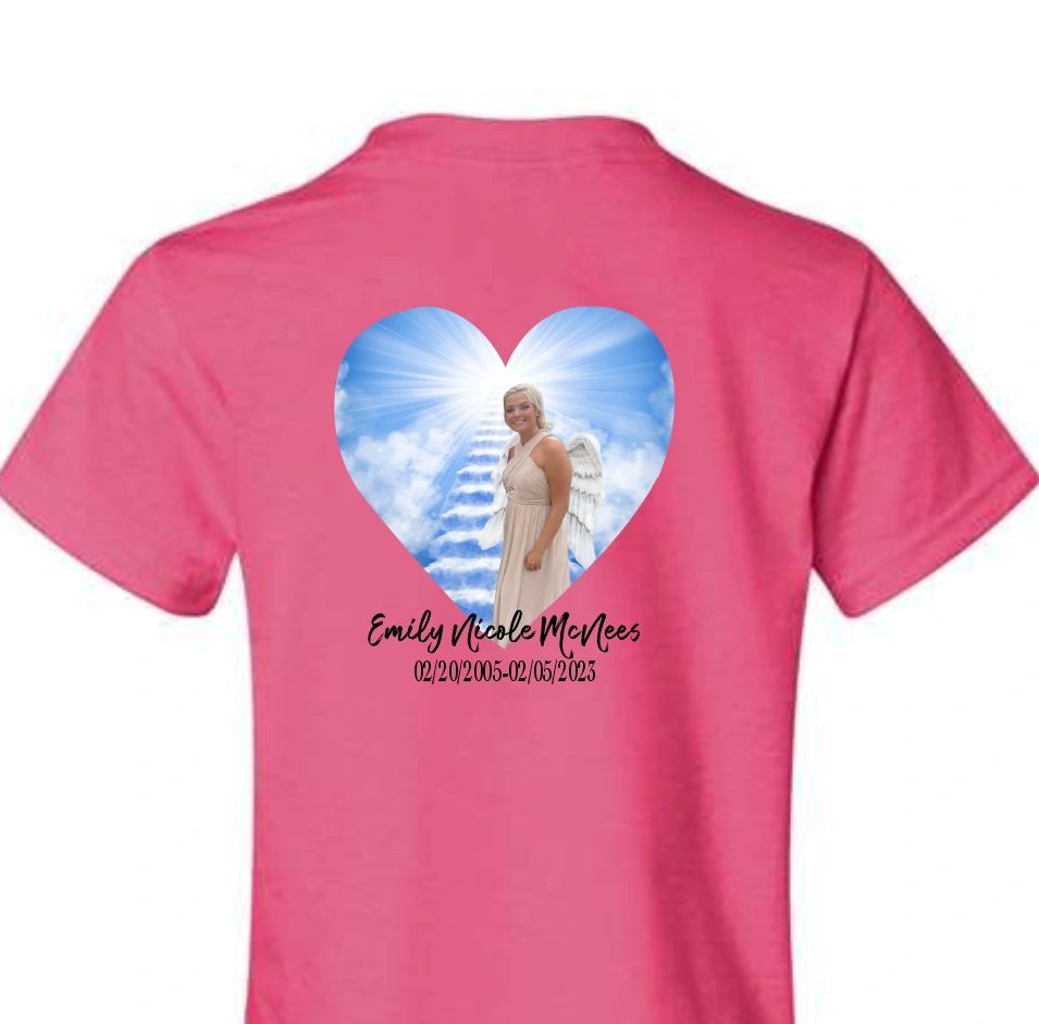 T-shirt (In memory of Emily Nicole McNees)