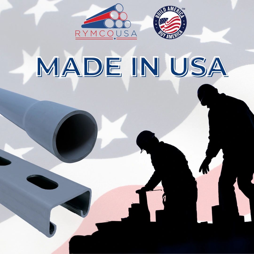 RYMCO USA debuts new line of American-Made PVC and Strut.