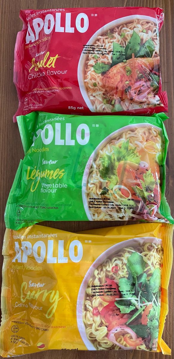 Mine Apollo - (pack of 6x84g) Apollo Instant Noodles