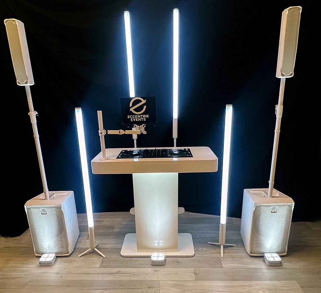 Elevating the Las Vegas DJ Experience: All-White DJ Setups