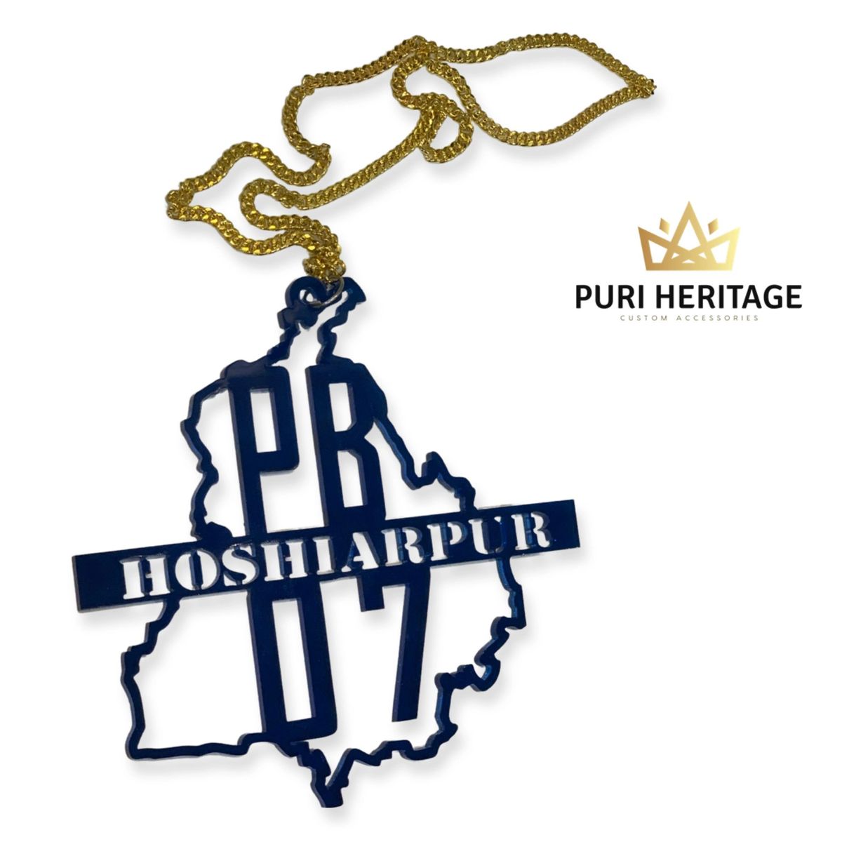 Custom Punjab PB 07 HOSHIARPUR MAP