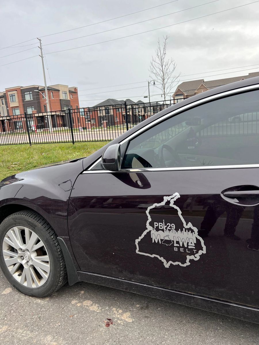 Custom Punjab Map Sticker/ Decal