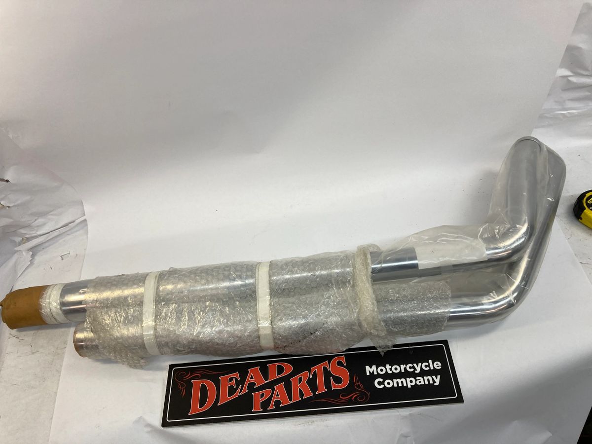 Harley tapered Fat Boy Cycle Shack PHD-238 exhaust pipes FXSTF step tuned