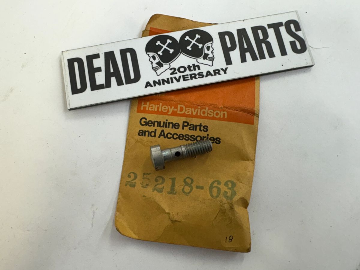 Harley NOS 25218-63 vented breather vent bolt screw