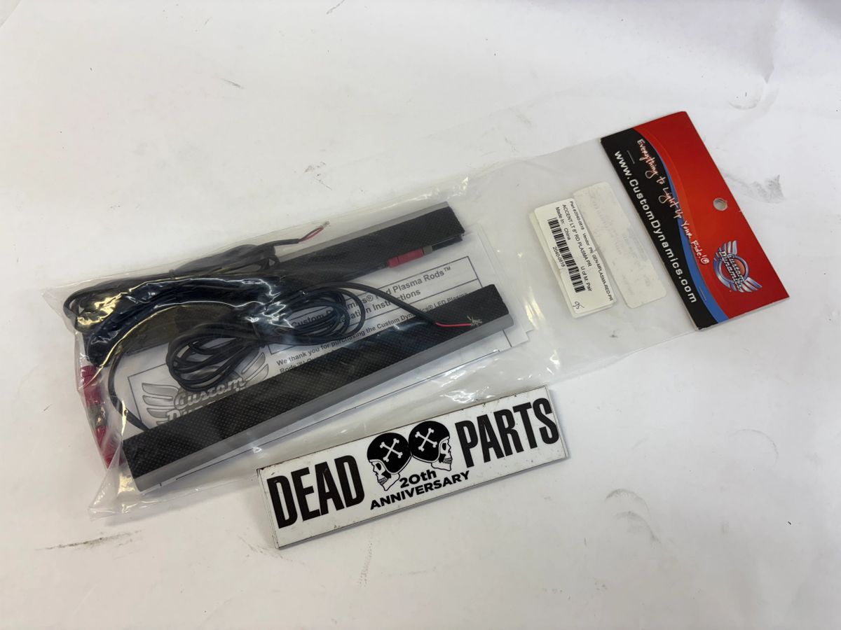 Harley Custom Dynamics 2040-0818 red 8" plasma accent lights