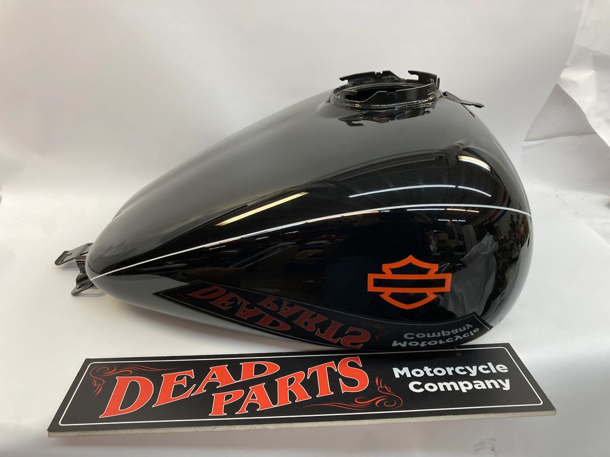 Harley black Electraglide standard FLHX FLTR 08-up gas fuel tank look