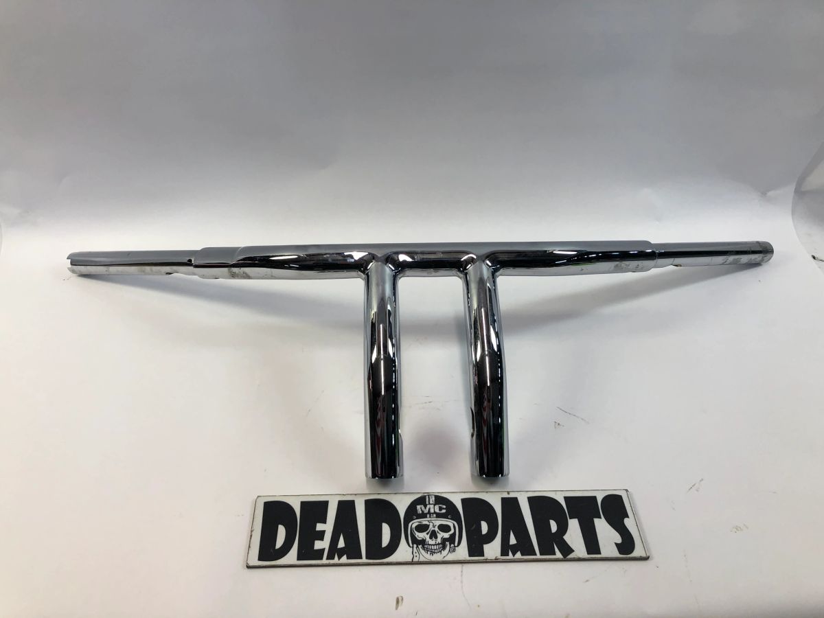 Harley FBW chrome 1 1/4" pull back T bars handlebars drag bars