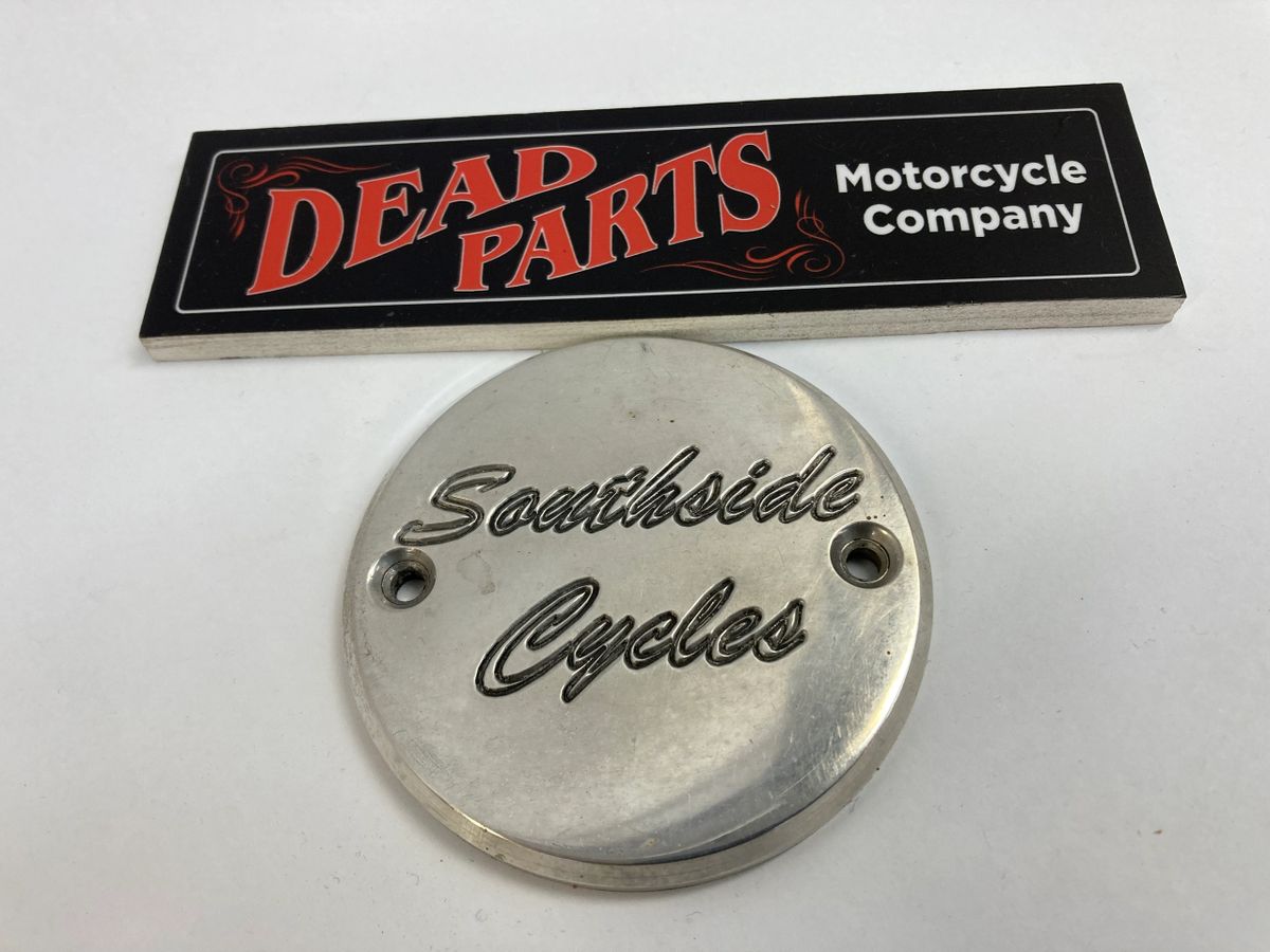 Harley billet Southside South Side Cycles points timer timing cover plate