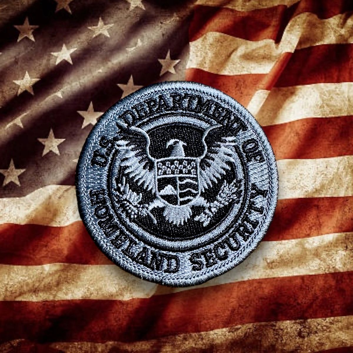 Subdued Department of Homeland Security DHS Seal Small Patch