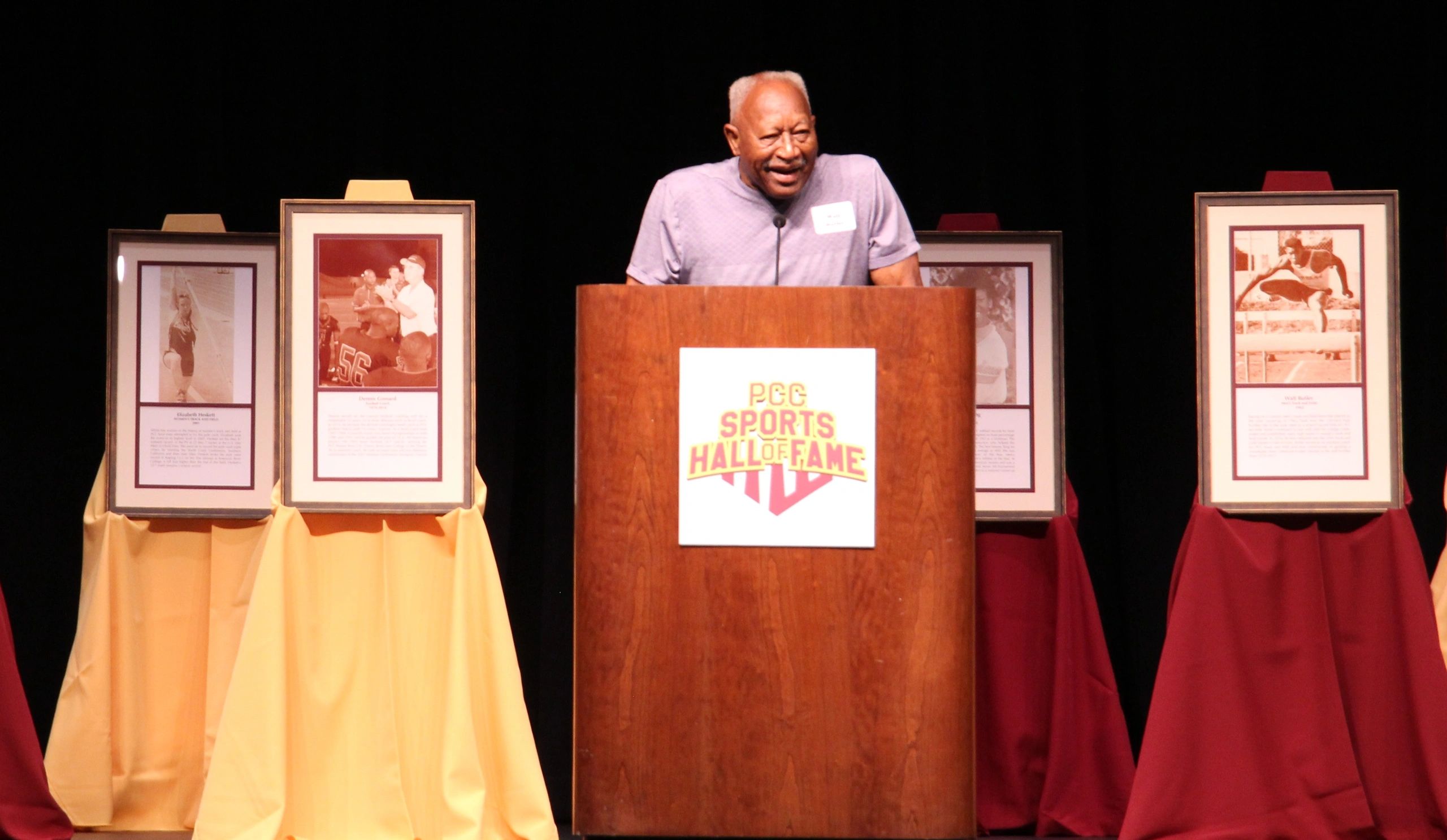 WALT BUTLER HONORED AT THE 2023 PCC SPORTS HALL OF FAME CEREMONY
