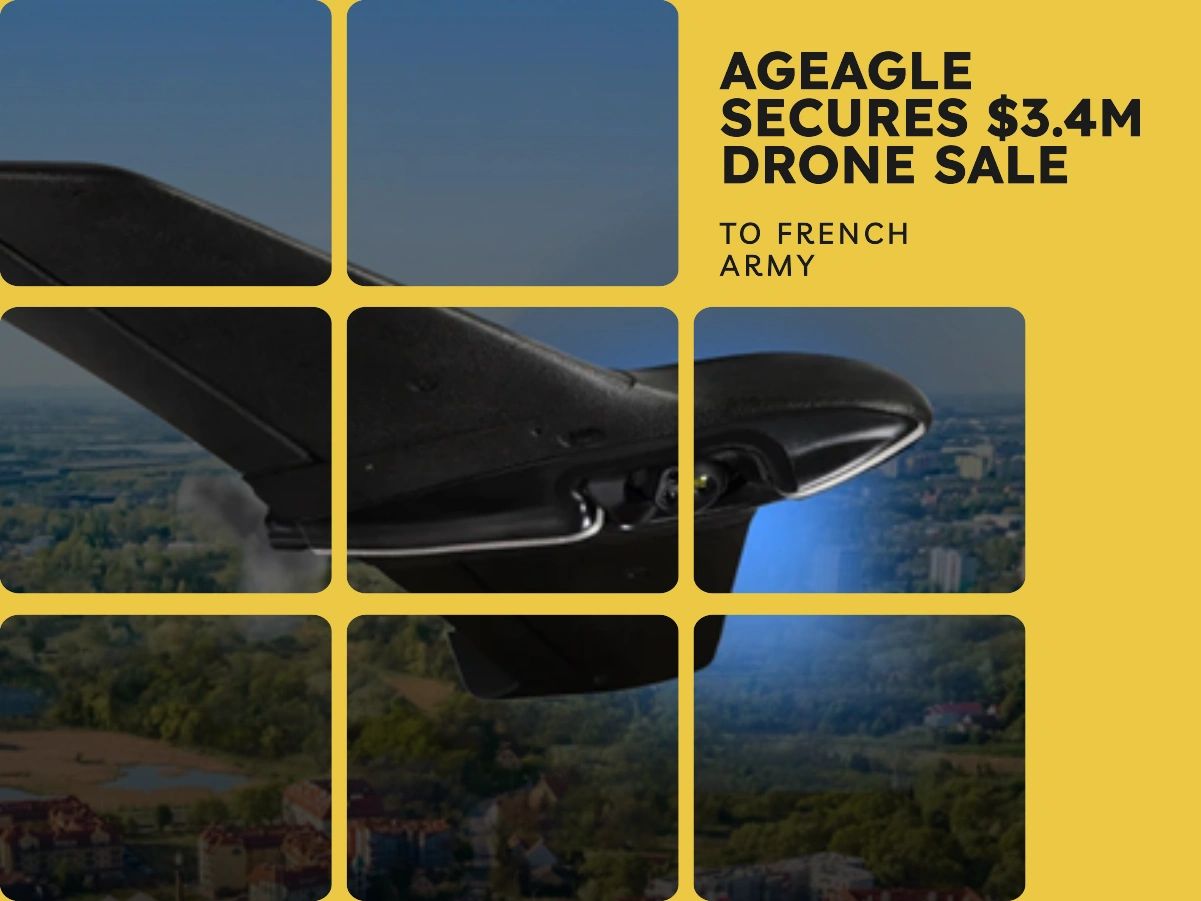 AgEagle Secures $3.4M Drone Sale to French Army