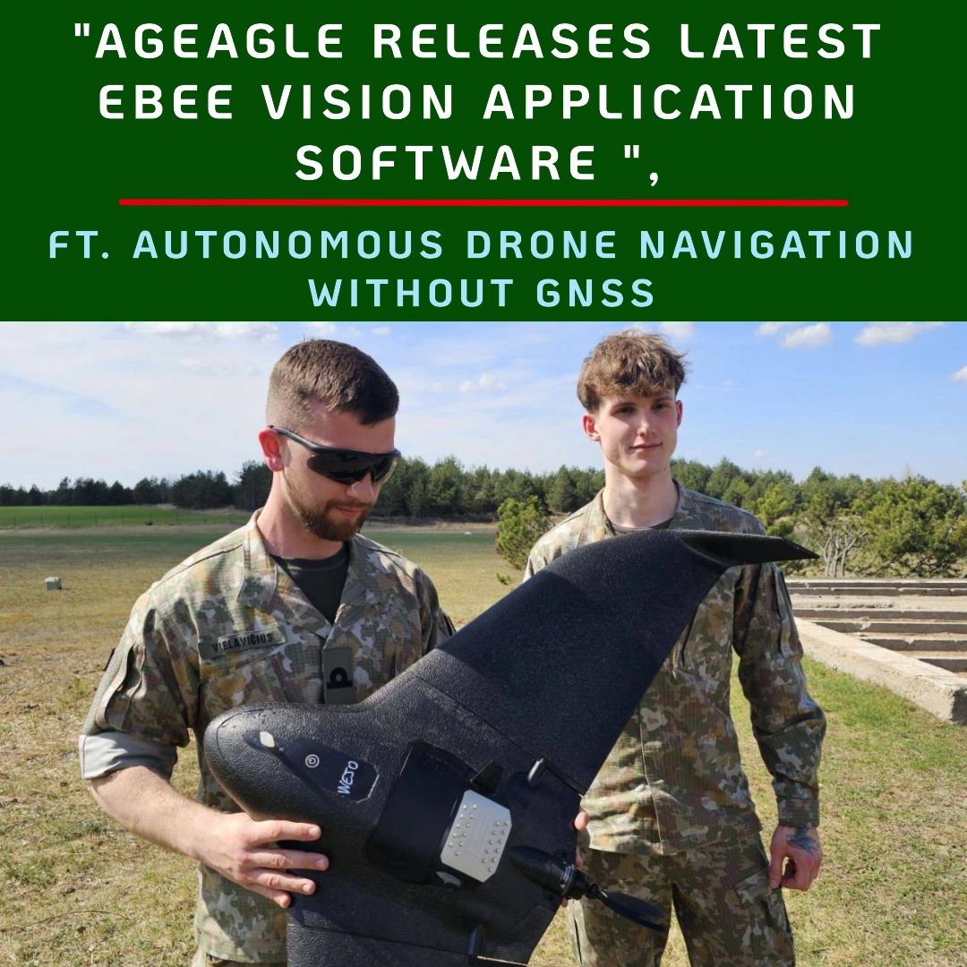 AgEagle Releases Latest eBee VISION Application Software