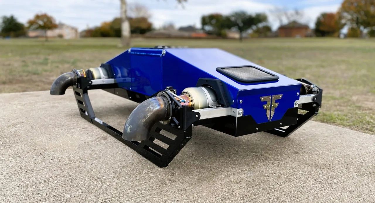 FusionFlight JetQuad: Jet-Powered VTOL Drone - Commercial UAV