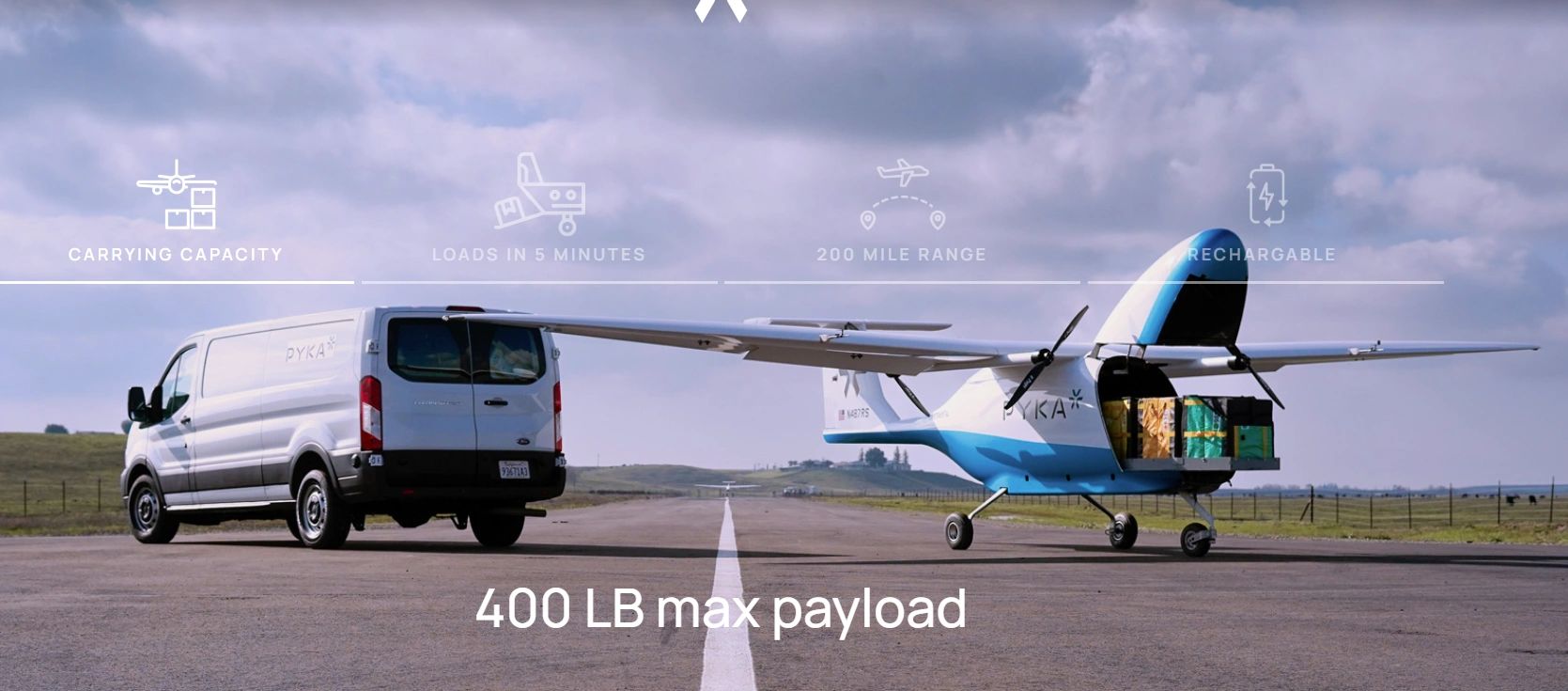 Pyka Unveils World's Largest Autonomous Electric Cargo Airplane