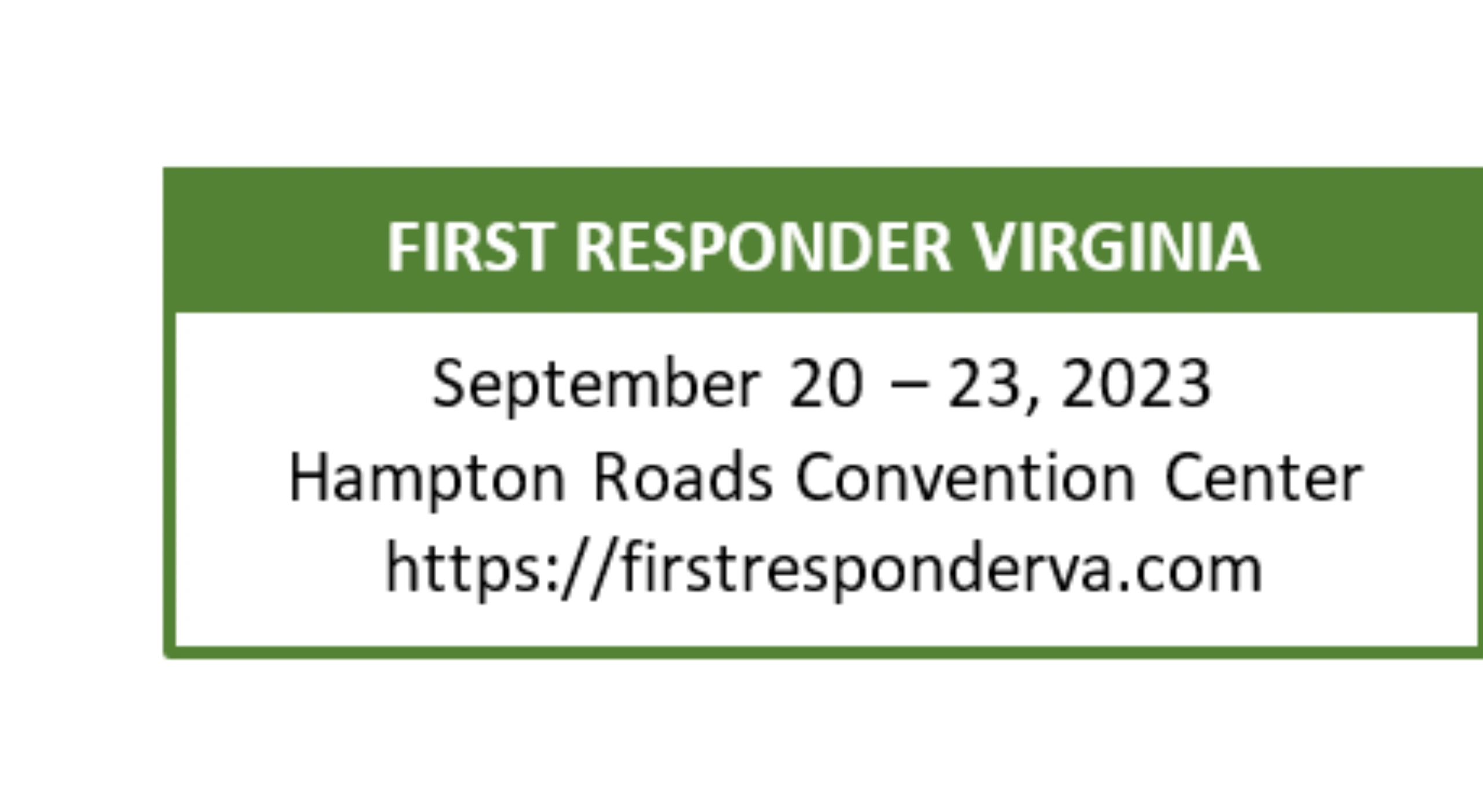 First Responder Virginia