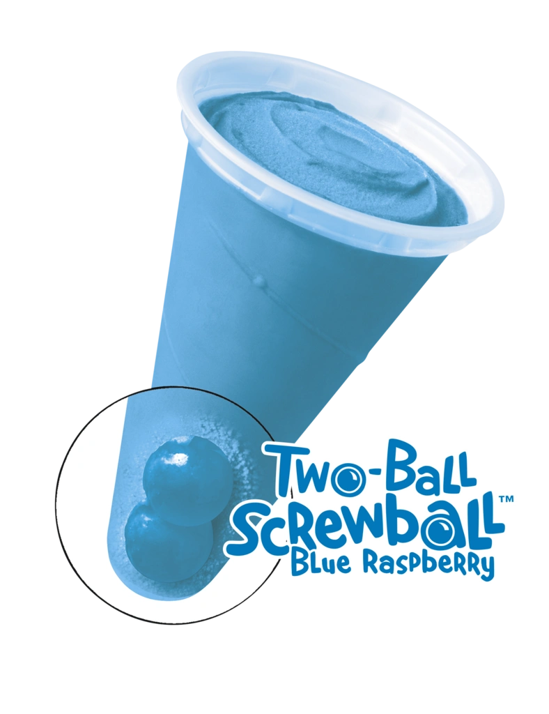Blue Bunny Two Ball Screwball Blue Raspberry
